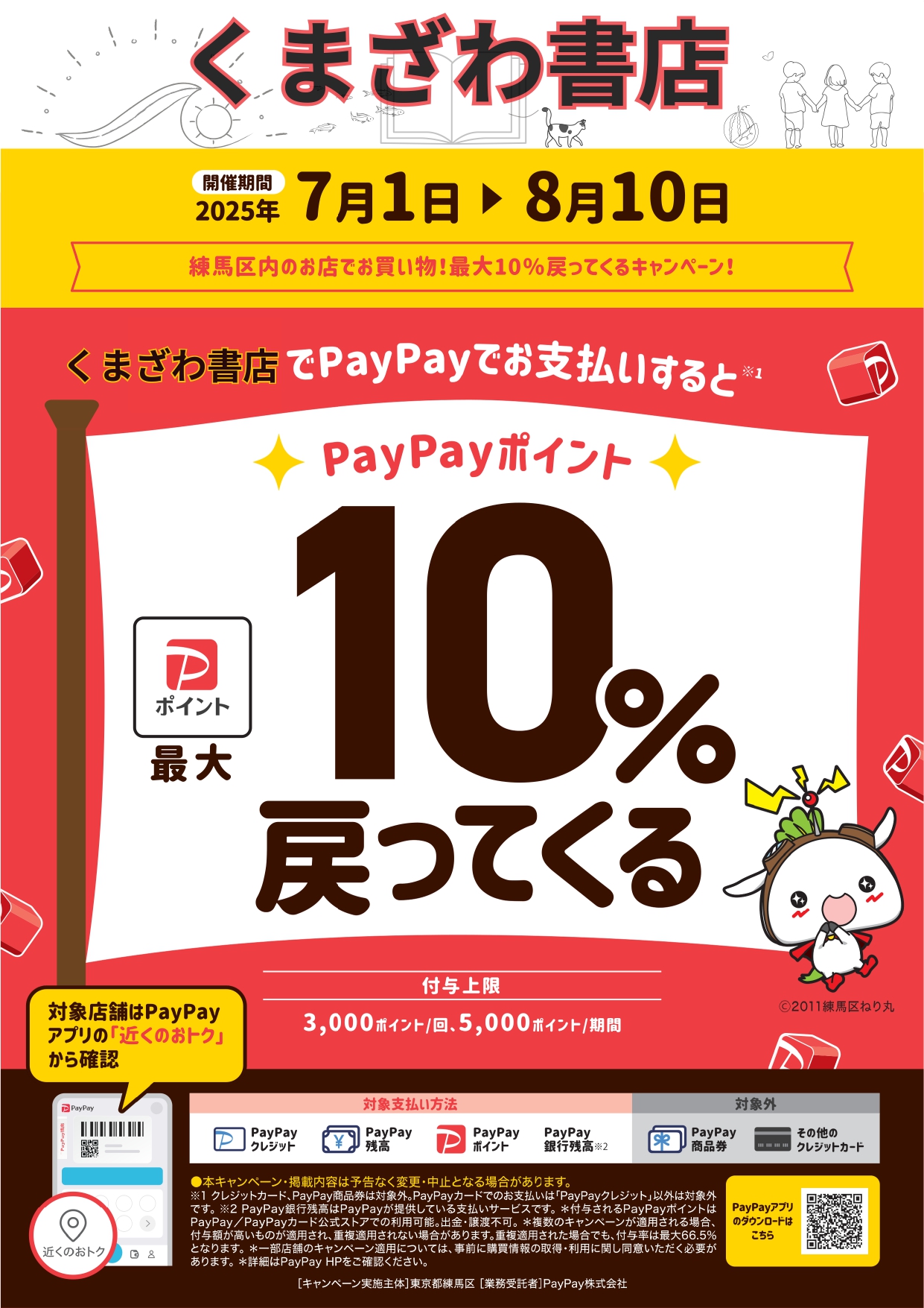 練馬区PayPayキャンペーン – ゆめりあフェンテ